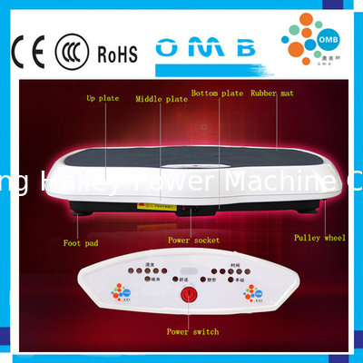 Whole Body Crazy Fit Massage Vibration Plate Indoor Exercise Machine