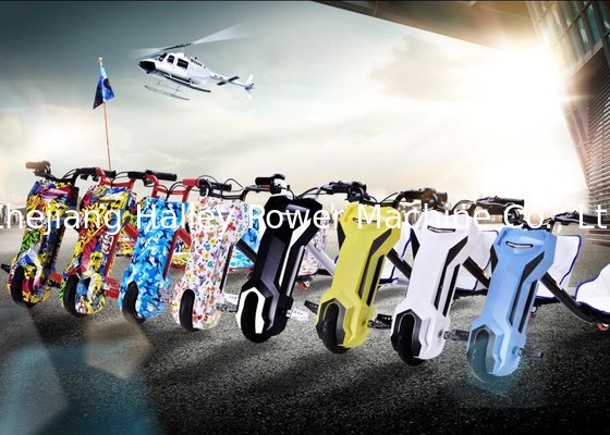 Three Wheels Flowkart  Electric Mobility Drift Karts with Graffiti Color and Durable Caster Wheels