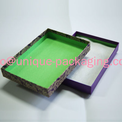 Two Parts Lid and Base Rigid Paper Gift Box with Custom Fashion Design Print