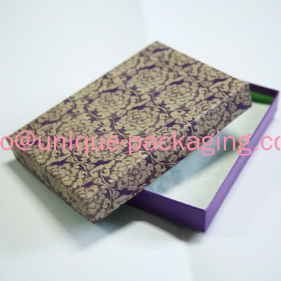 Two Parts Lid and Base Rigid Paper Gift Box with Custom Fashion Design Print