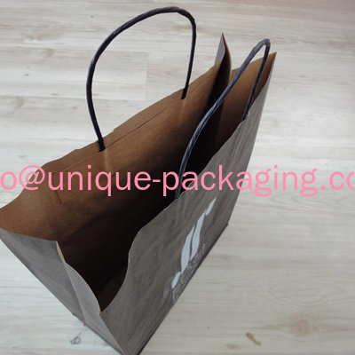 Cheap Price Twisted Handled Paper Shopping Bag Custom Logo Print