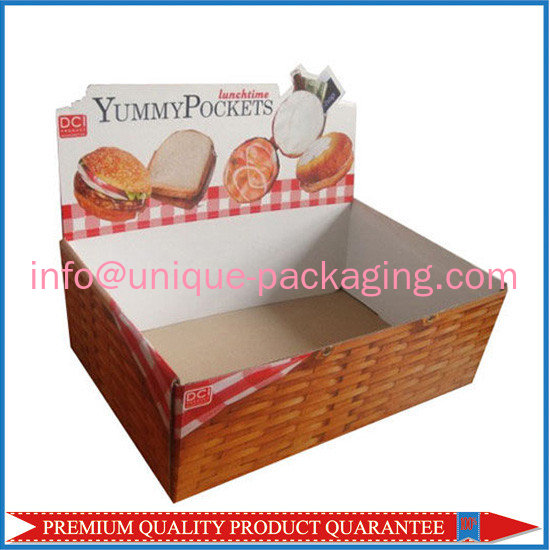 high quality beautiful design corrugated display box for packaging use