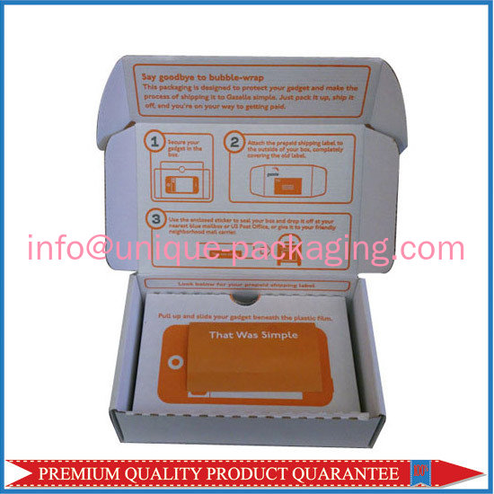Folding Custom Design Print Corrugated Cardboard Shipping Box Hot Selling