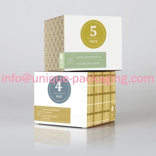 Tuck Top Cube Style Color Paper Box with Custom LOGO Print