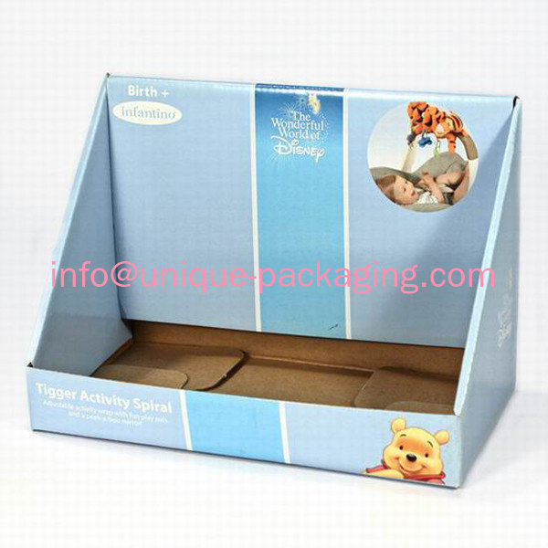 Fashion Design CMYK Full Color Litho Print Corrugated Cardboard Display Box