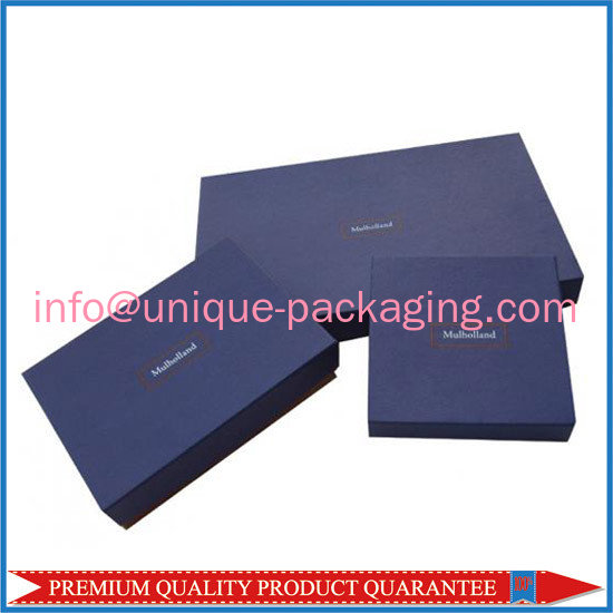 Luxury Apparel Garment Packaging Paper Gift Box Custom Logo Color Print