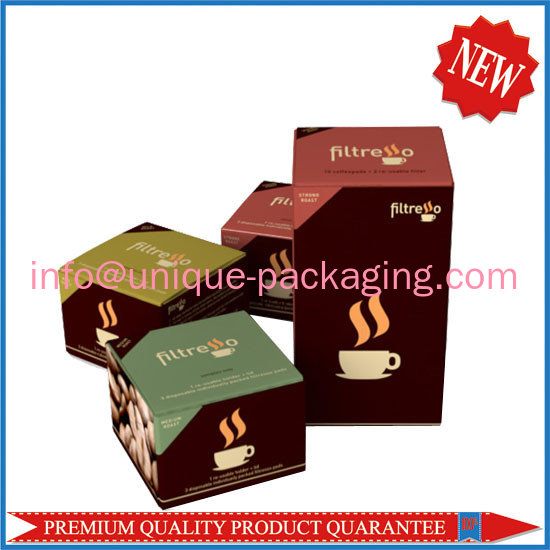 Small Mug Color Printed Cardboard Carton Packing Box Matte Lamination
