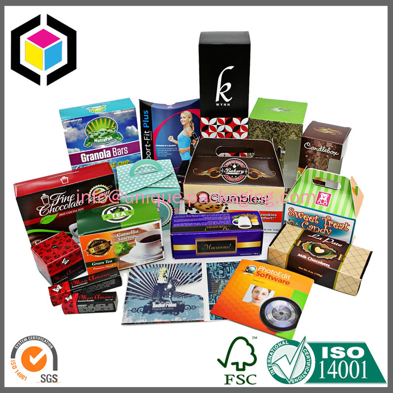 Folding Function Custom Print Color Paper Carton Packaging Box