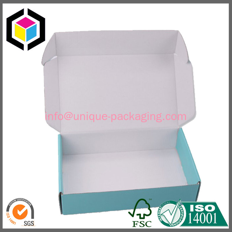 Inside White Custom CMYK Full Color Offset Print Paper Corrugated Box for Shipping