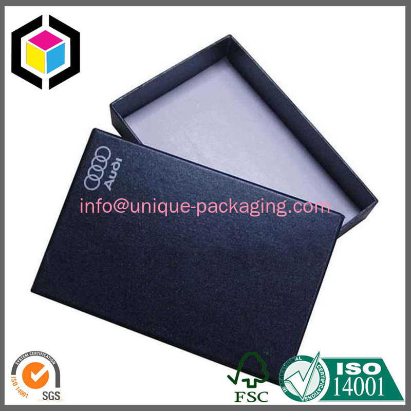 Auto Parts Package Matte Black Color Logo Silk Screen Print Paper Gift Box
