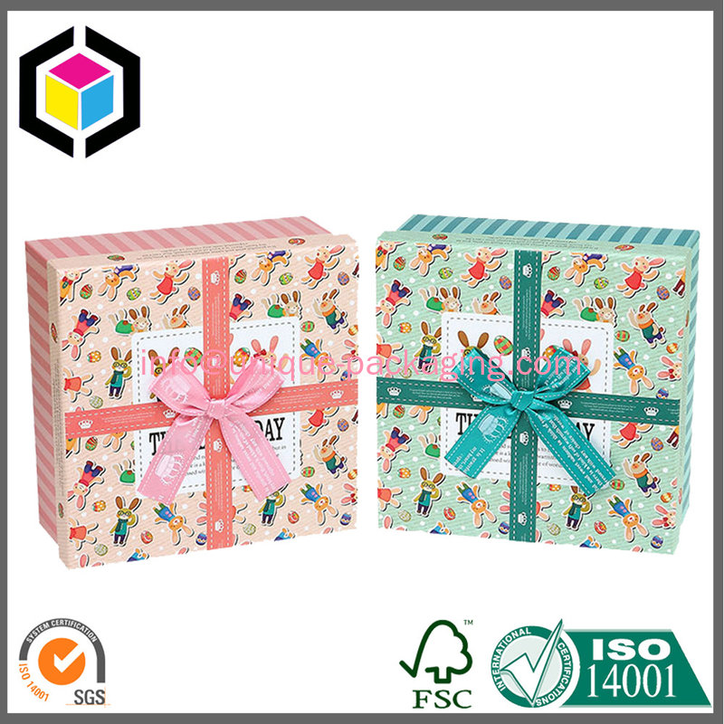 CMYK Full Color Offset Print Paper Gift Packaging Box Lid Off Two Parts Style