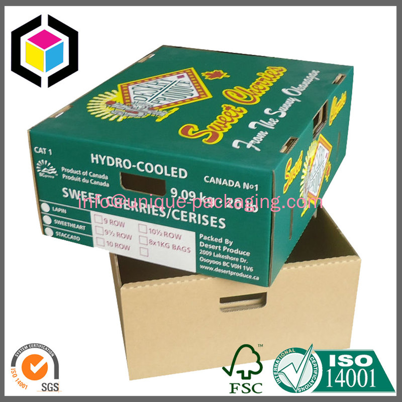 Flexo Full Color Print Corrugated Cardboard Fruit Banana Packaging Box
