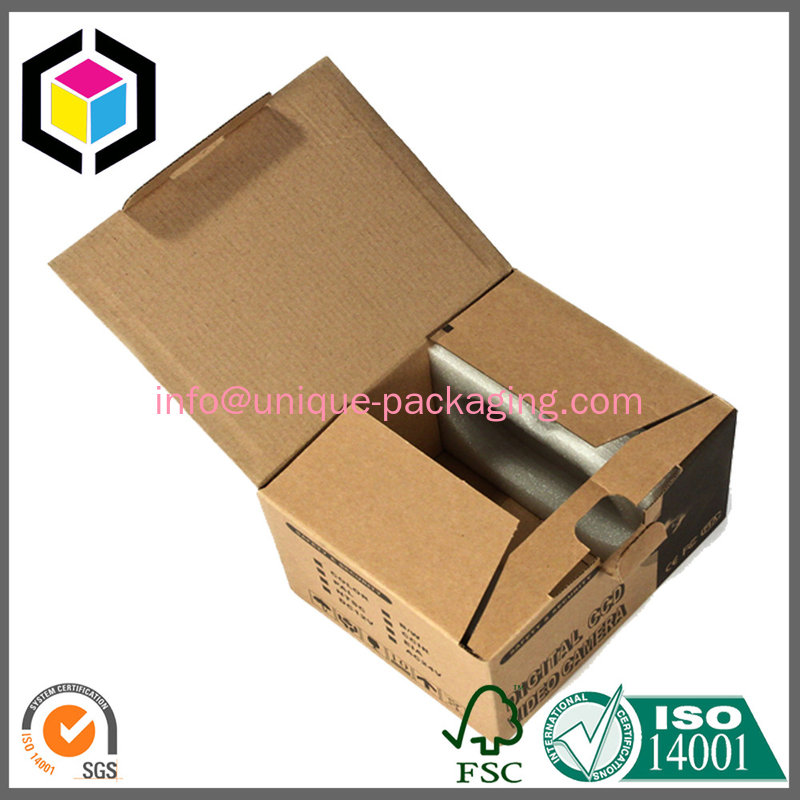 Black Color Print Flex Corrugated Cardboard Packaging Box Screws Saddle