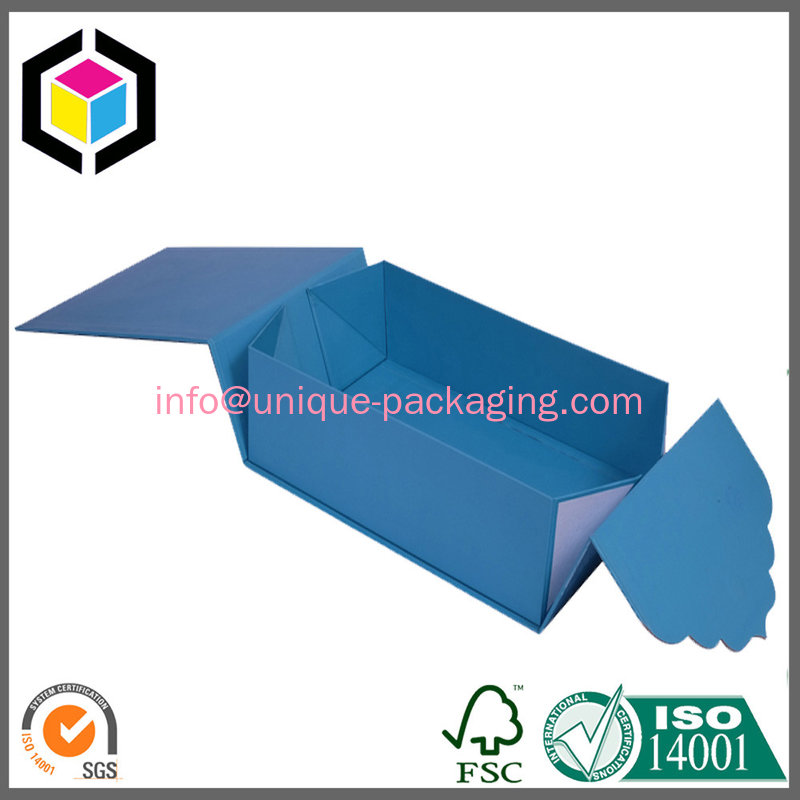 Unique Color Design Custom Made Paper Rigid Gift Packaging Box; Collapsible Gift Box
