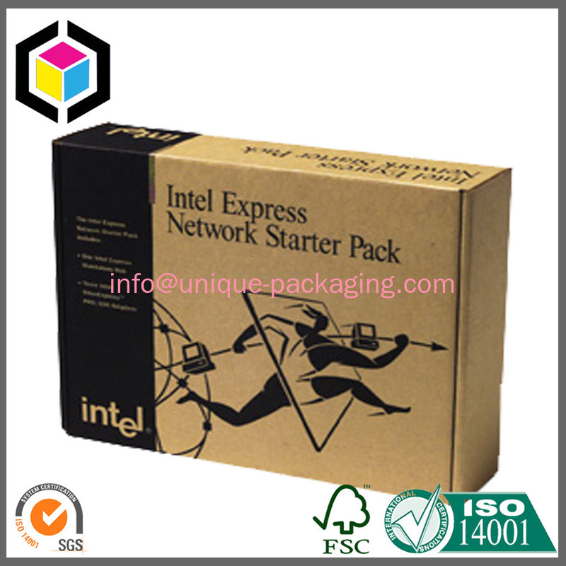 Black Color Flexo Print Corrugated Cardboard Carton Shipping Box; Mailing Box