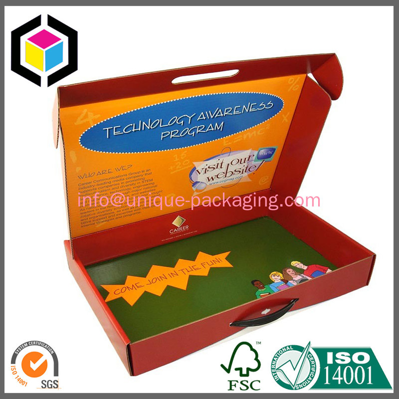 Fancy Paper Gray Cardboard Corrugated Paper Packaging Boxes 4 Color Offset Print