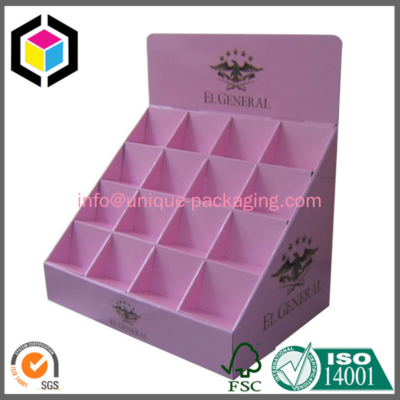Elegant Custom Color Printing Display Box; Cosmetics Product Corrugated Display Box