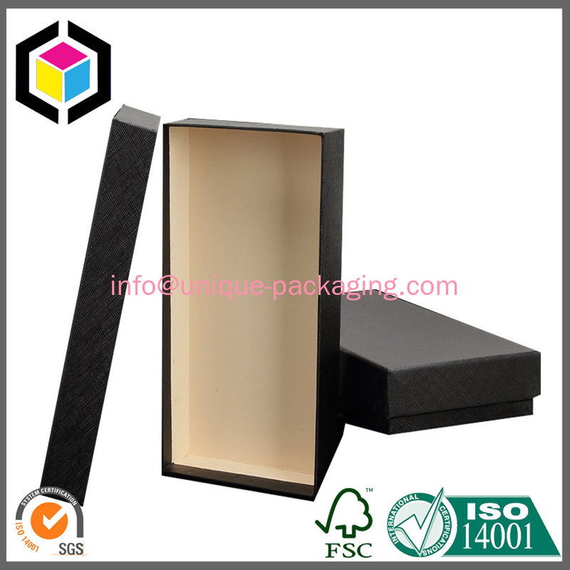 Black Color Printing Paper Christmas Gift Box; Custom Logo Paper Gift Box Set
