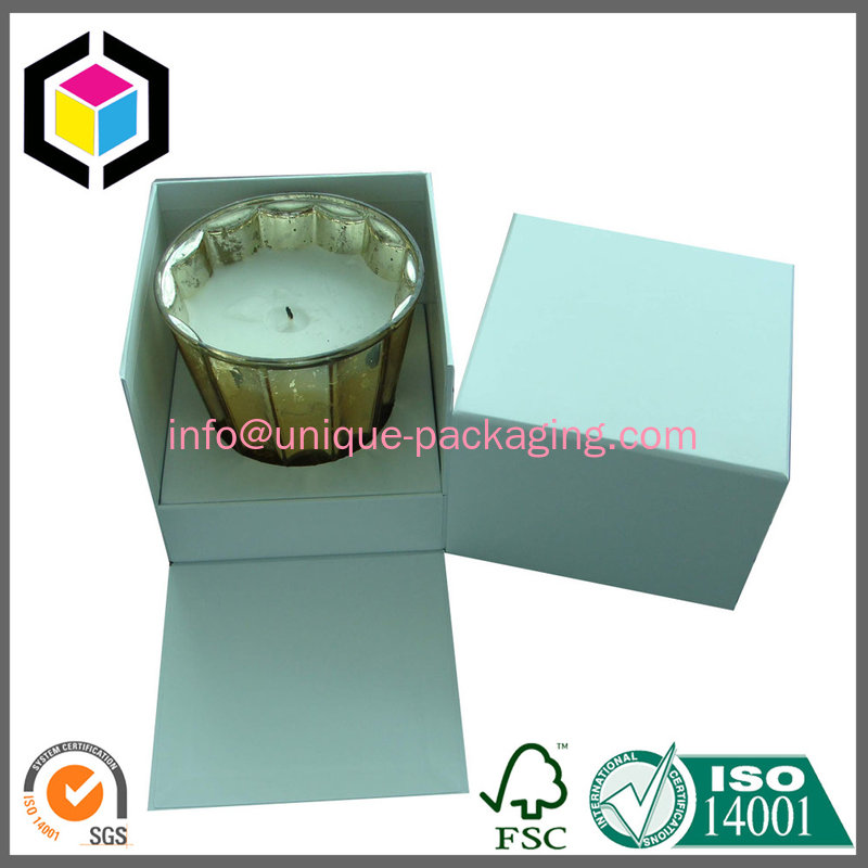 Bespoke Luxury Paper Packing Box for Candle; Color Print Candle Gift Paper Box