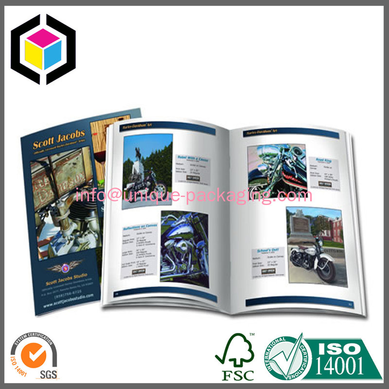 Company Information Brochure Print Color Service; Custom Product Catalog Print