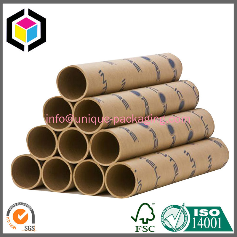Custom Color Print Brown Paper Tube; Strong Paper Tube for Shipping