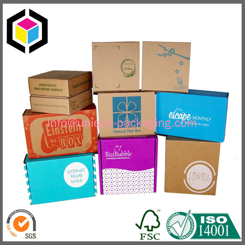 Personalized Colorful Artwork Printing Shipping Box; Corrugated Shipping Box