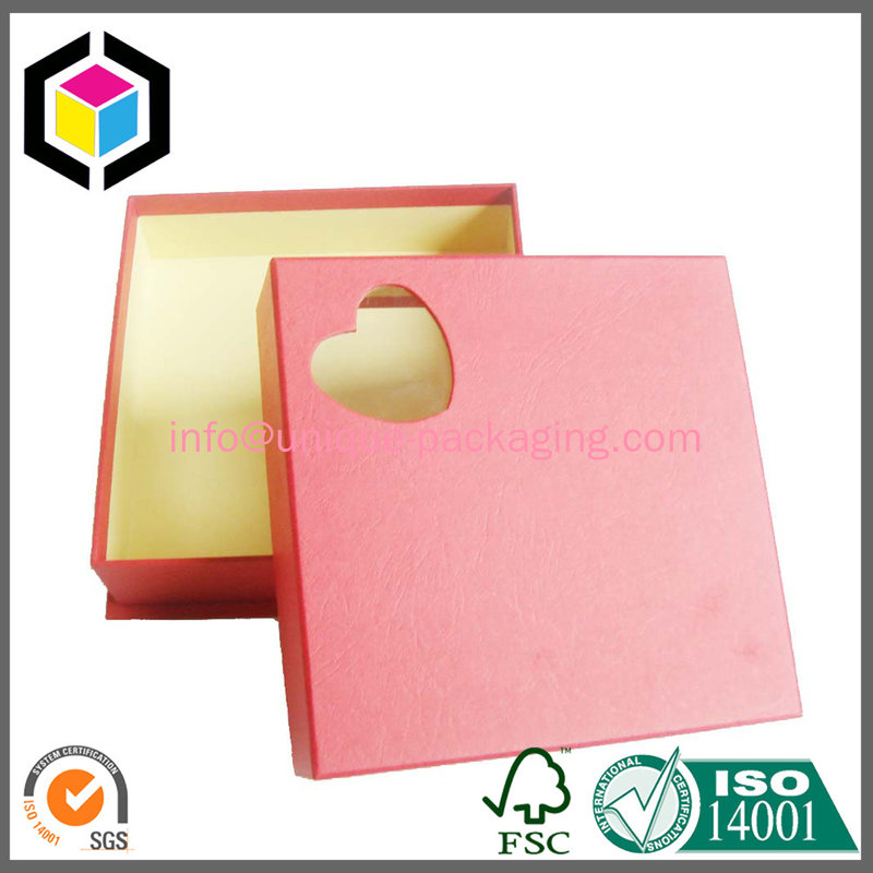 Ribbed Kraft Paper Surface Gift Packaging Box; Luxury Gift Paper Storage Box