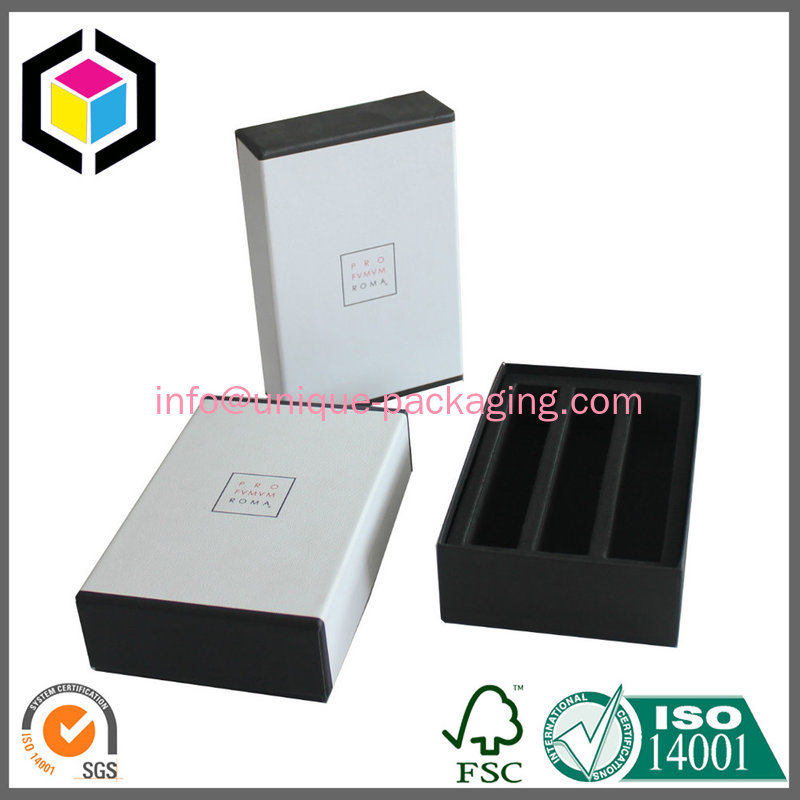 White Color Printing Perfume Paper Packaging Box; Color Print Gift Paper Box