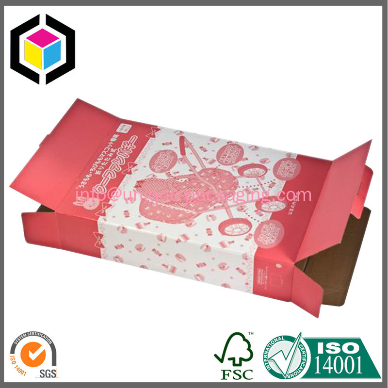 Pink Color Printing Matte Corrugated Gift Box; Super Quality Cardboard Box