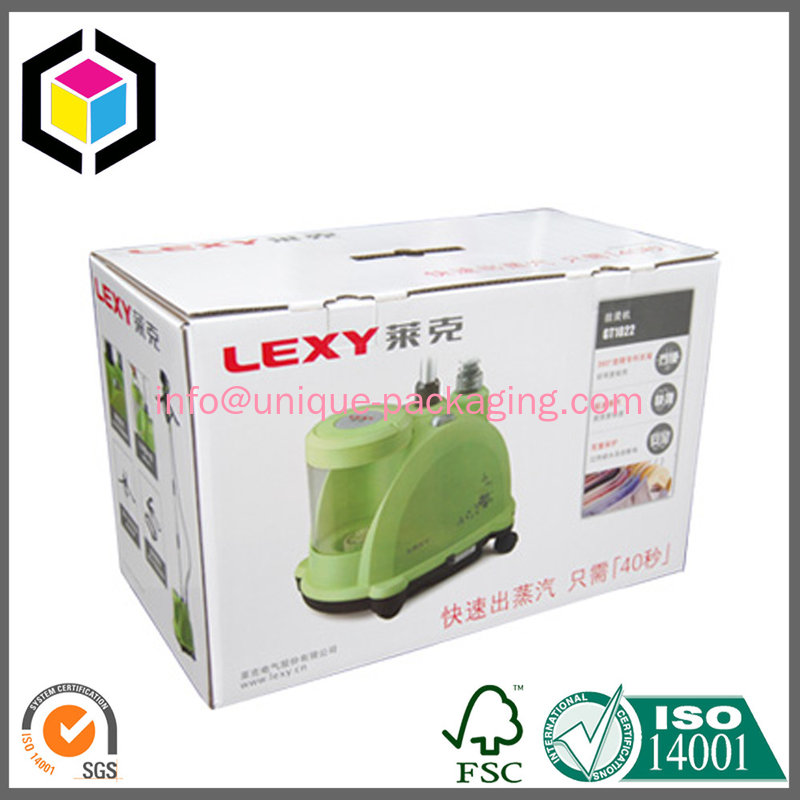 Glossy Color Printing Locking Tab Corrugated Box; Tuck Top Paper Packaging Box
