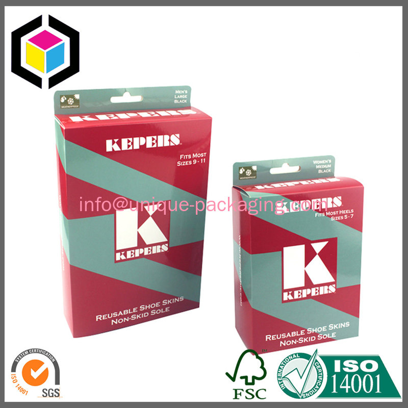 Glossy Color Printing Underwear Paper Carton Box; Self Hang Tab Paper Box