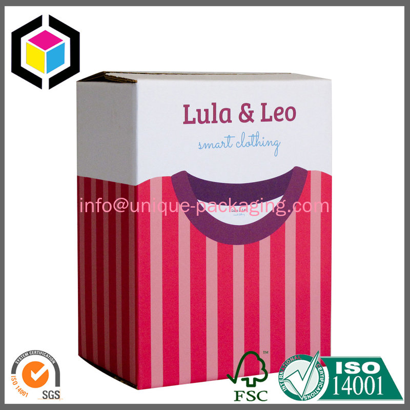 Custom Color Print Foldable Cardboard Corrugated Packaging Box