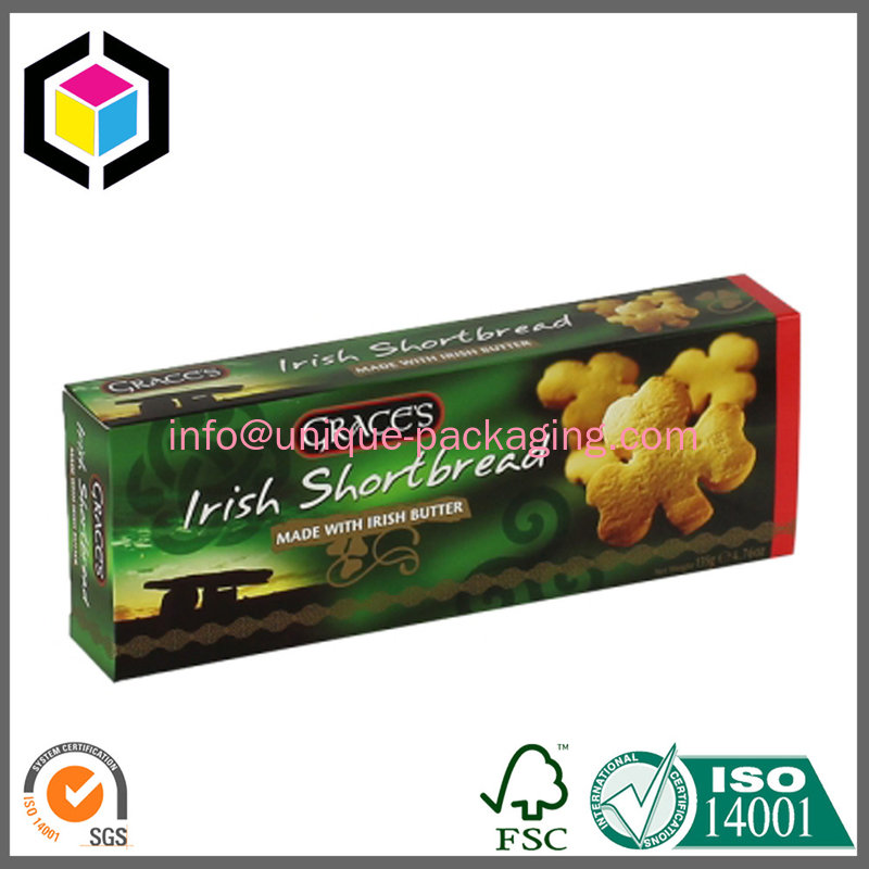 Color Printed Cardboard Biscuit Box; Custom Made Color Carton Paper Box