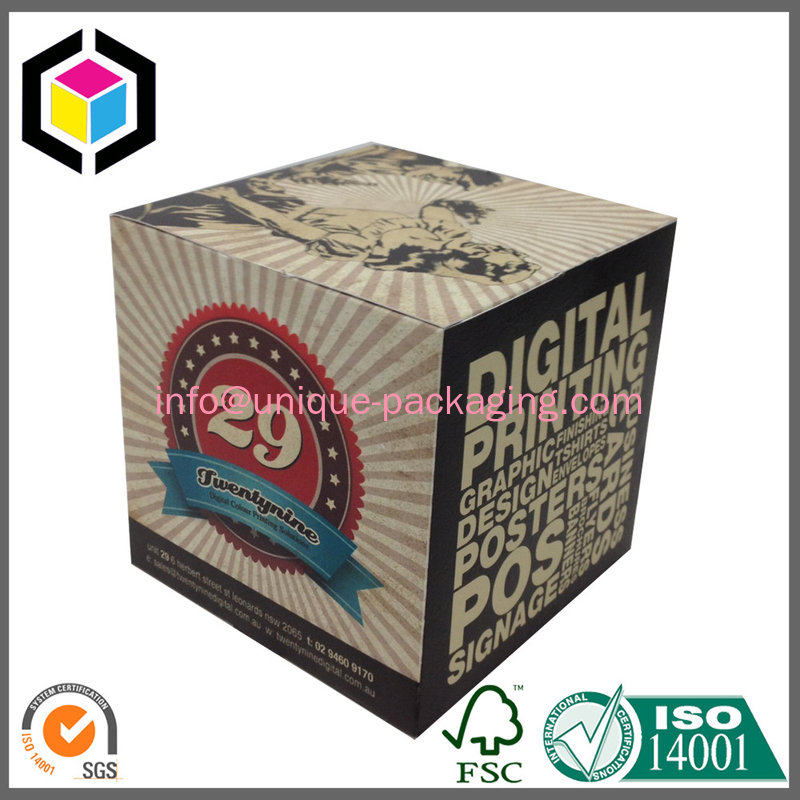 Both Ends Open Corrugated Cardboard Packaging Box; Color Packaging Box