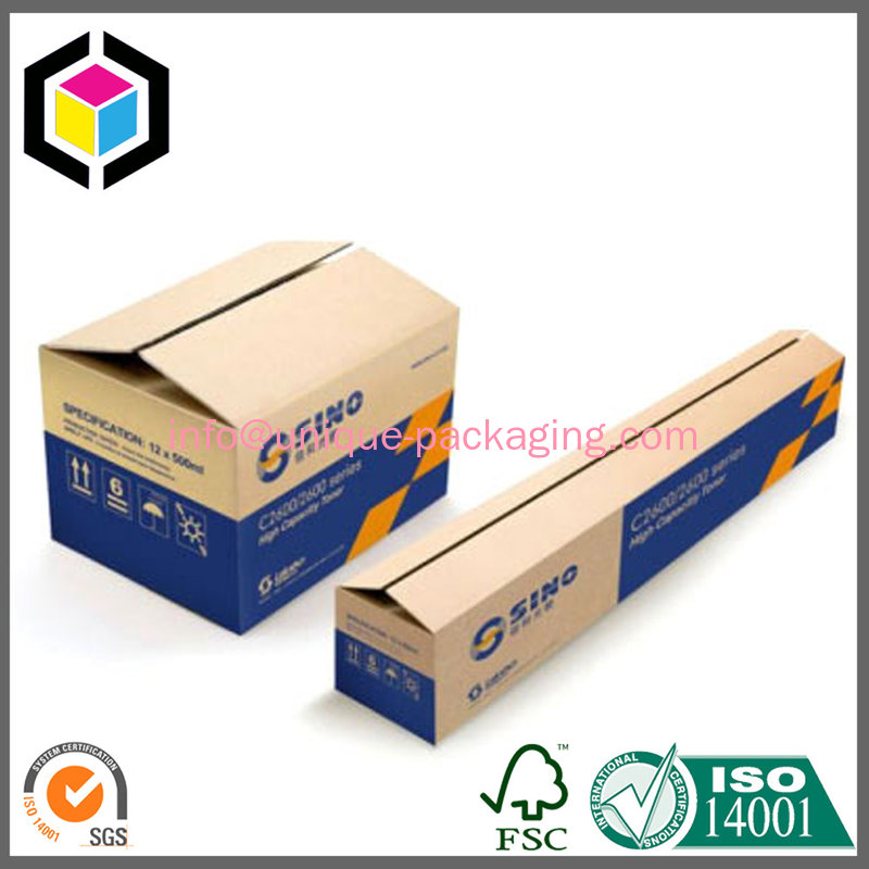 Flexo Two Color Printing Long Size Corrugated Box; Long Packaging Box