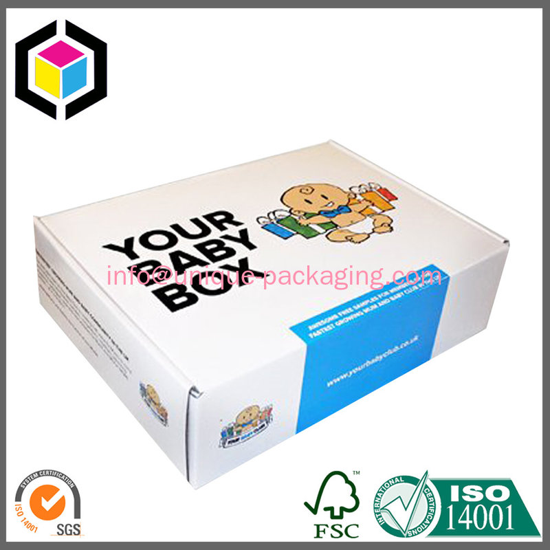 Matte CMYK Full Color Offset Print Shipping Box; Folding Cardboard Box