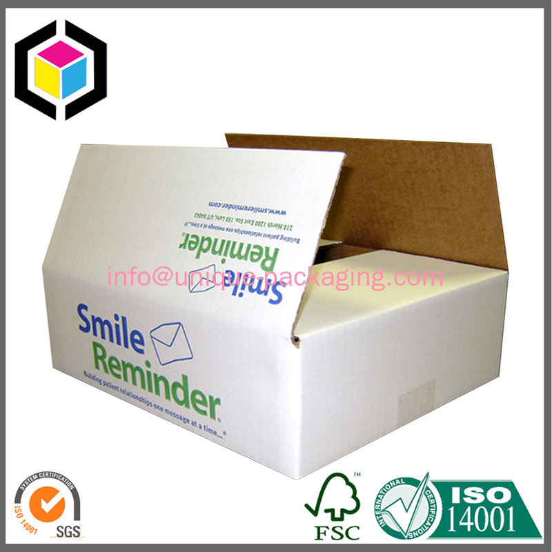 Color Flexo Print Single Wall B Flute Corrugated Cardboard Packaging Box