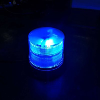 dual color led rotating police warning lights fire lamp with magnetic