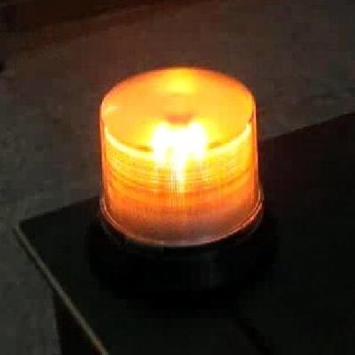 dual color led rotating police warning lights fire lamp with magnetic