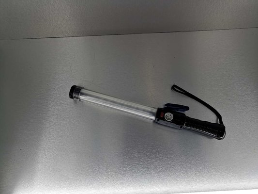 rechargeable traffic plastic baton tri-color warning flash led baton