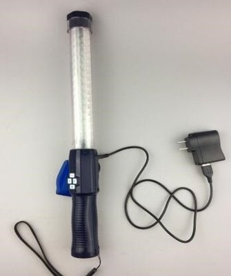 rechargeable traffic plastic baton tri-color warning flash led baton