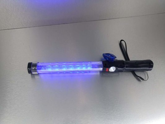 rechargeable traffic plastic baton tri-color warning flash led baton