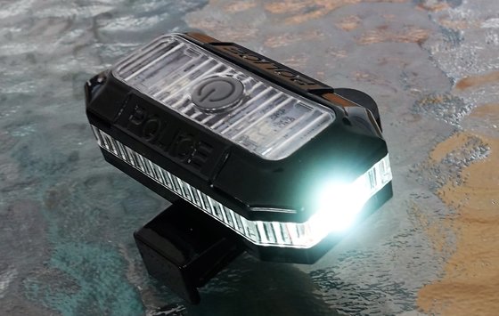 police strobe light for uniform rechargeable police shoulder lighting