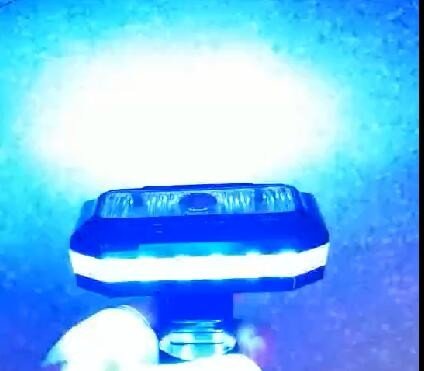 rechargeable warning led shoulder light police magnetic flashing light