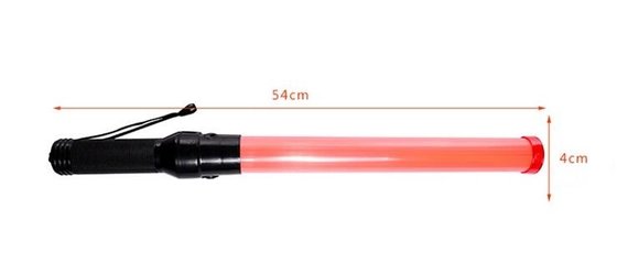 factory directly rechargeable multi color traffic control torch light baton