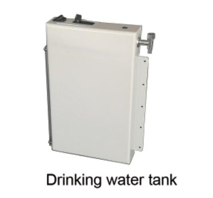 Aluminum ambulance interior washing water tank tool cabinet for sale
