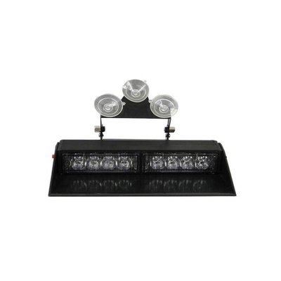 window shield red blue police emergency blinker LED strobe dash lights