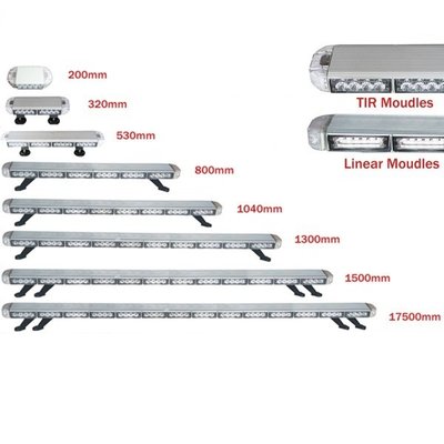 super bright 3W LED strobe led linear warning lightbar take down alley light