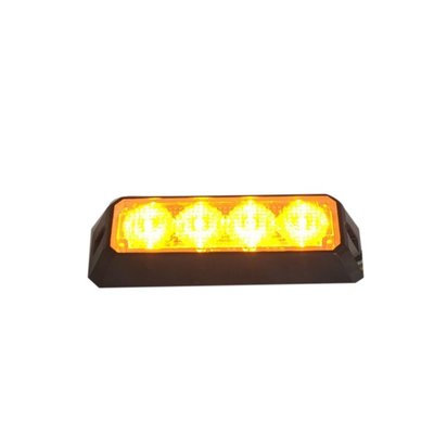 12v/24v super red 4 led policia warning light police car flashing dash light