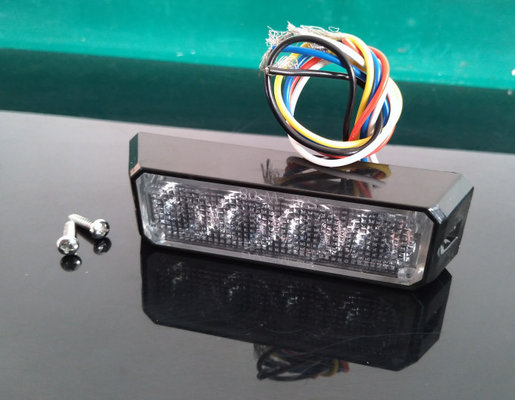 12v/24v super red 4 led policia warning light police car flashing dash light